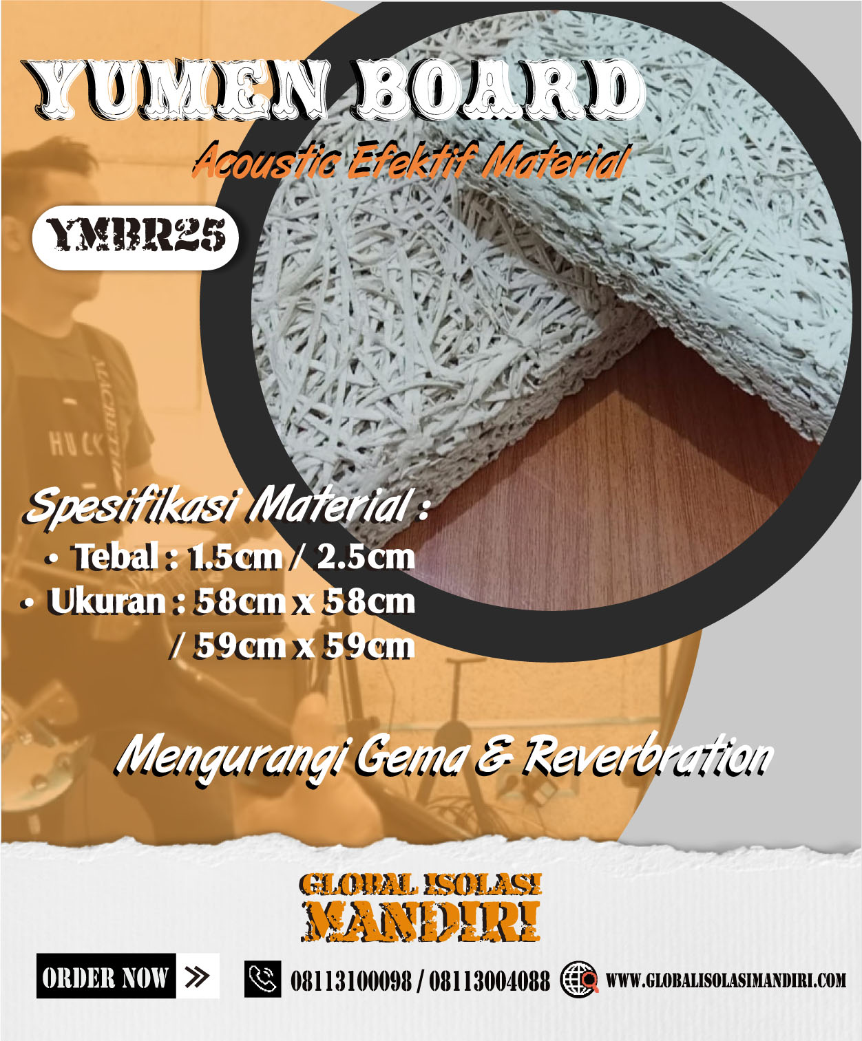 Harga Yumen Board 25mm Murah